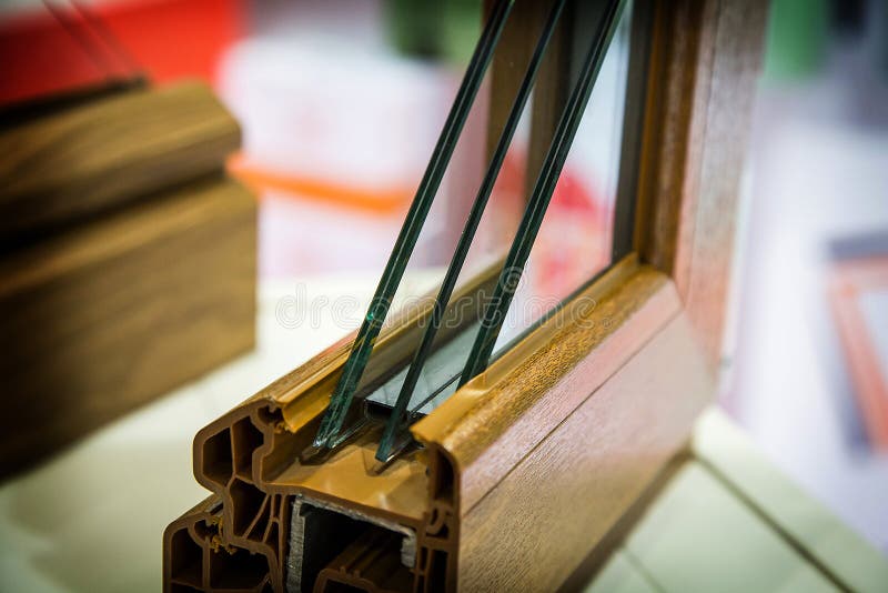 Triple Glazed Window. stock image. Image of industry - 65473583