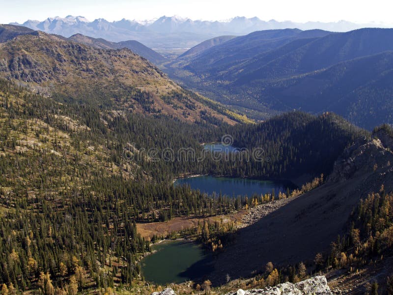 Triple Lakes in the Alpine stock image. Image of forest - 1456681