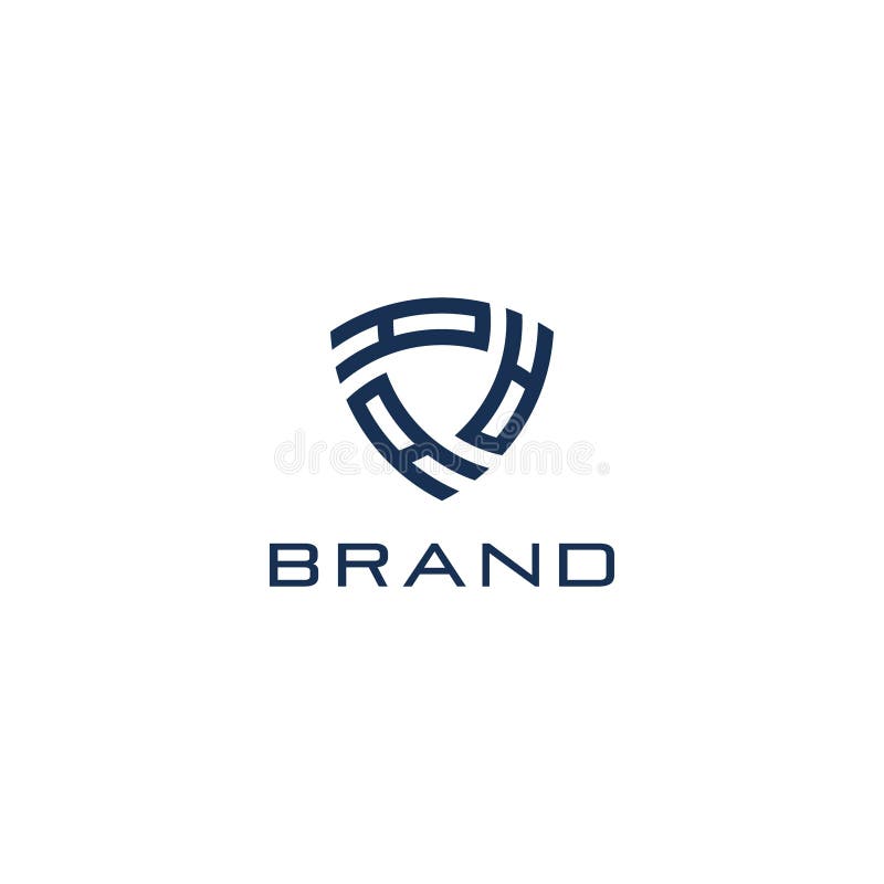 Triple Letters AAA Shield Logo Design Vector Stock Vector ...