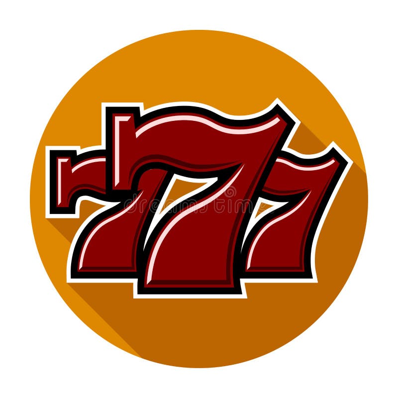 Triple Lucky Sevens Vector Illustration Stock Vector - Illustration of ...