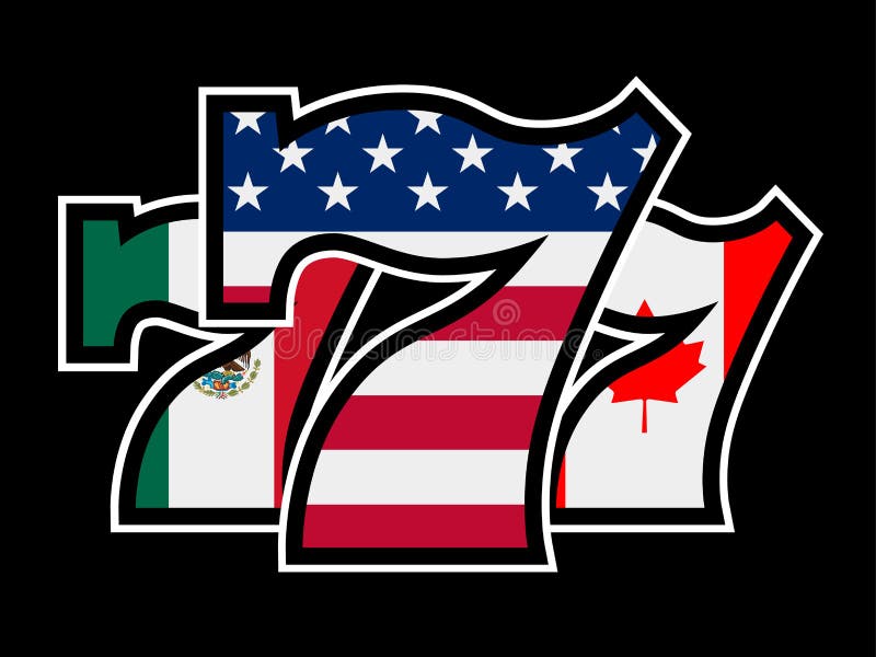 Triple Lucky Sevens Vector Illustration Stock Vector - Illustration of ...