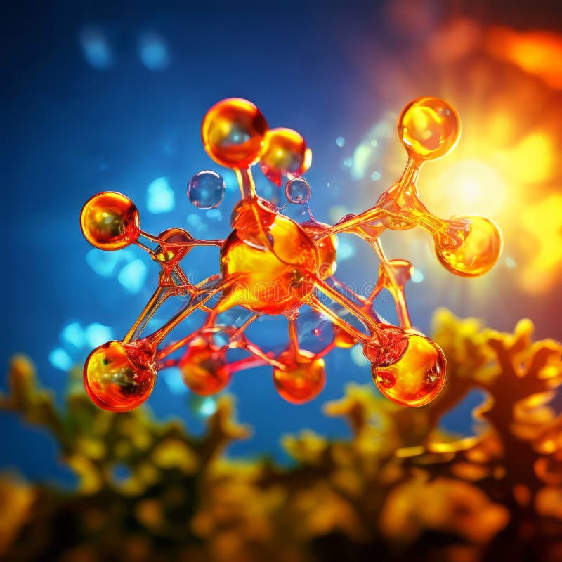 Triple Oxygen Molecule an Unstable Form of Oxygen Consisting F Stock ...