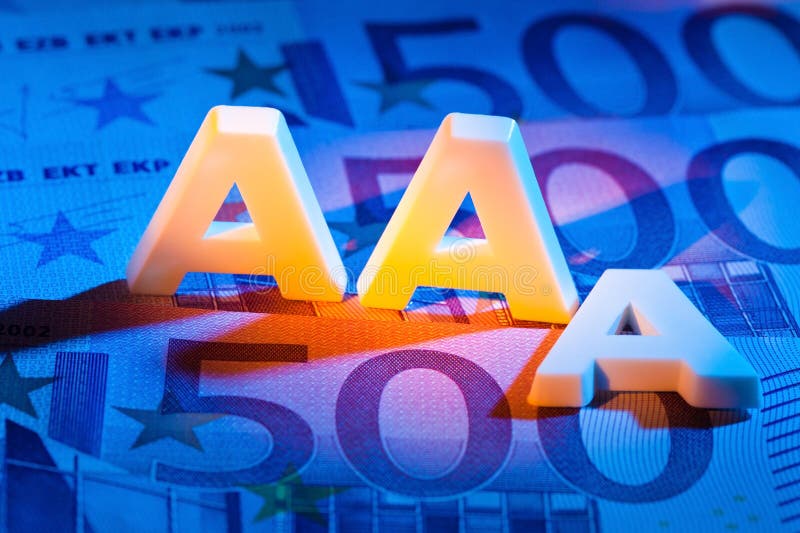 The Triple a of a Rating Agency. Aaa Stock Image - Image of assessment ...