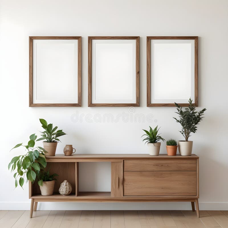 Triple Set of Wall Art Mockups on the Wall Bohemian Interior Design ...