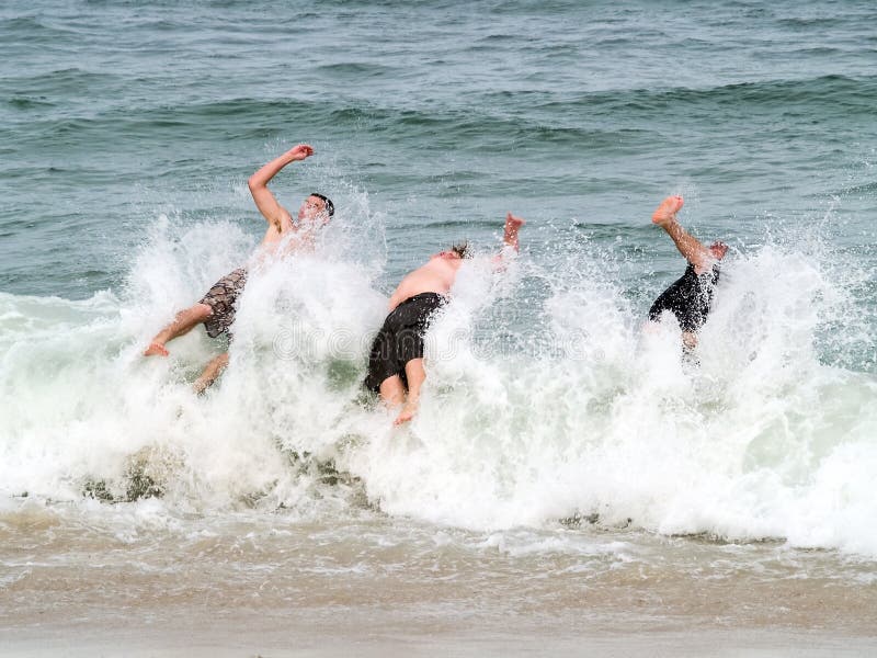 Triple Splash stock image. Image of shoreline, swimming - 2990371