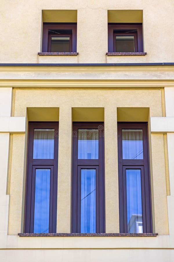 Triple Window stock image. Image of windows, city, window - 229677619
