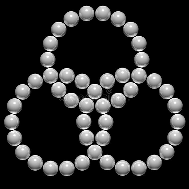 Triplex symbol stock illustration. Illustration of sign - 10554560