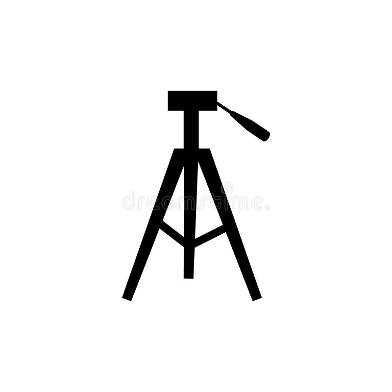 Tripod logo stock vector. Illustration of design, film - 198295158