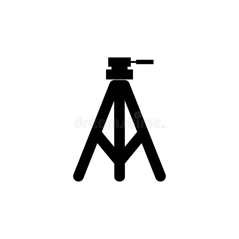 Tripod logo stock vector. Illustration of digital, surveying - 198295153