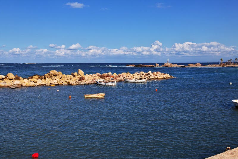Tripoli, Lebanon - 02 Jan 2018. the Seafront in Tripoli City, Lebanon ...