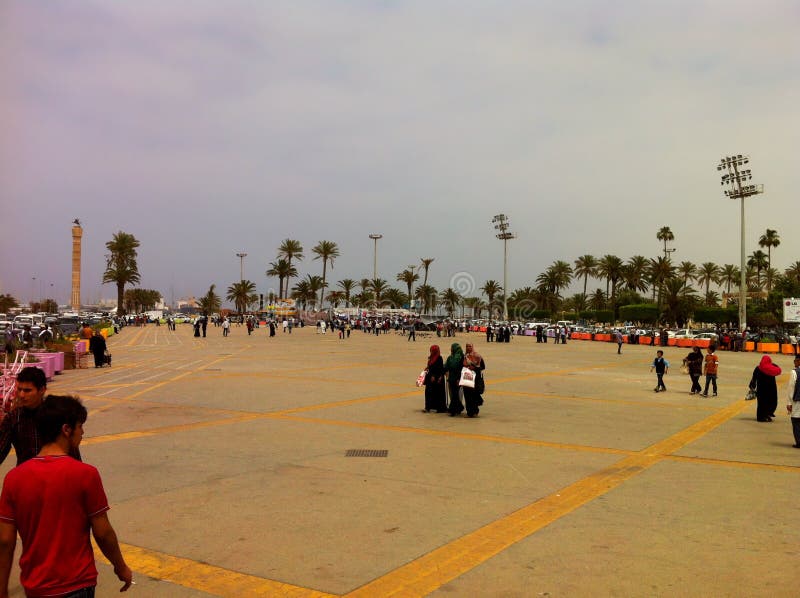 Tripoli streets editorial stock photo. Image of libya - 18735823