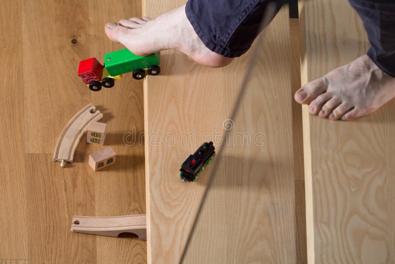 Tripped over child s toy stock photo. Image of prevention - 50357750