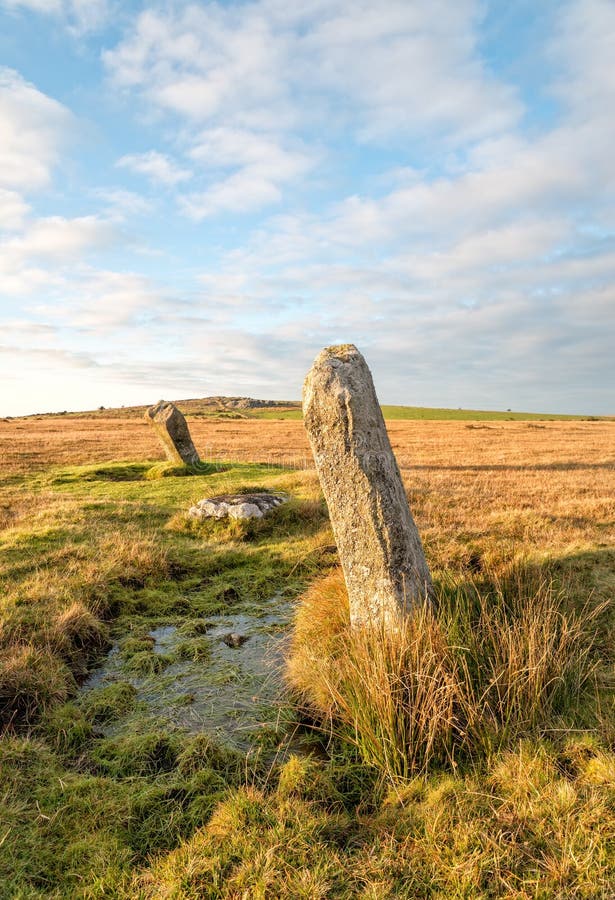 The Trippet Stones stock image. Image of neolithic, standing - 35477607
