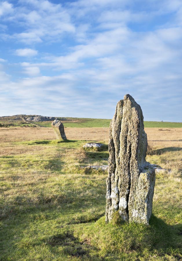 The Trippet Stones stock image. Image of neolithic, standing - 35477607