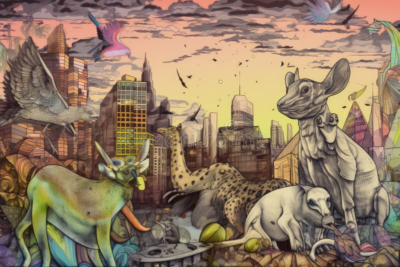 Trippy Creatures Stock Illustrations – 195 Trippy Creatures Stock ...