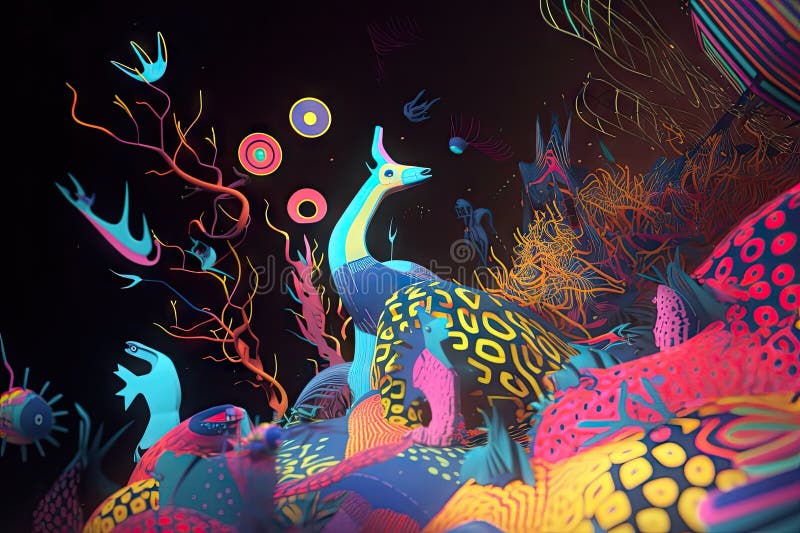 Trippy Animation of Creatures and Animals in Motion, Dancing and Moving ...