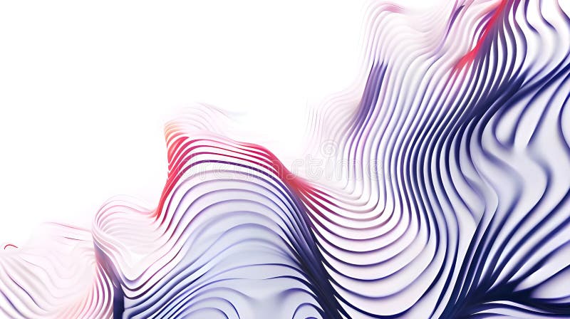 Trippy Line Pattern - Ai Generated Stock Illustration - Illustration of ...