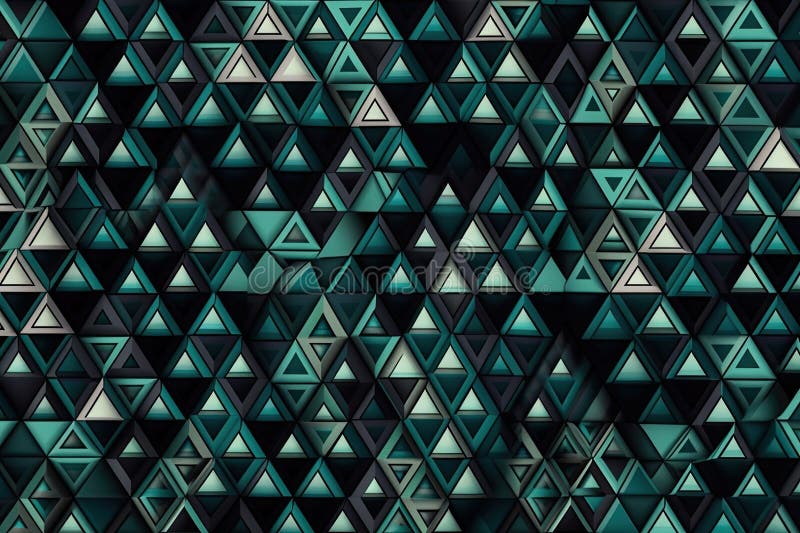 A Trippy Optical Illusion of Repeating Triangles, with Each One Getting ...