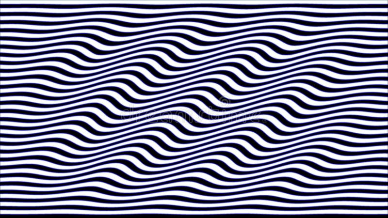 Trippy Waves Ripple and Wave Pattern in Blue and White Stock Footage ...