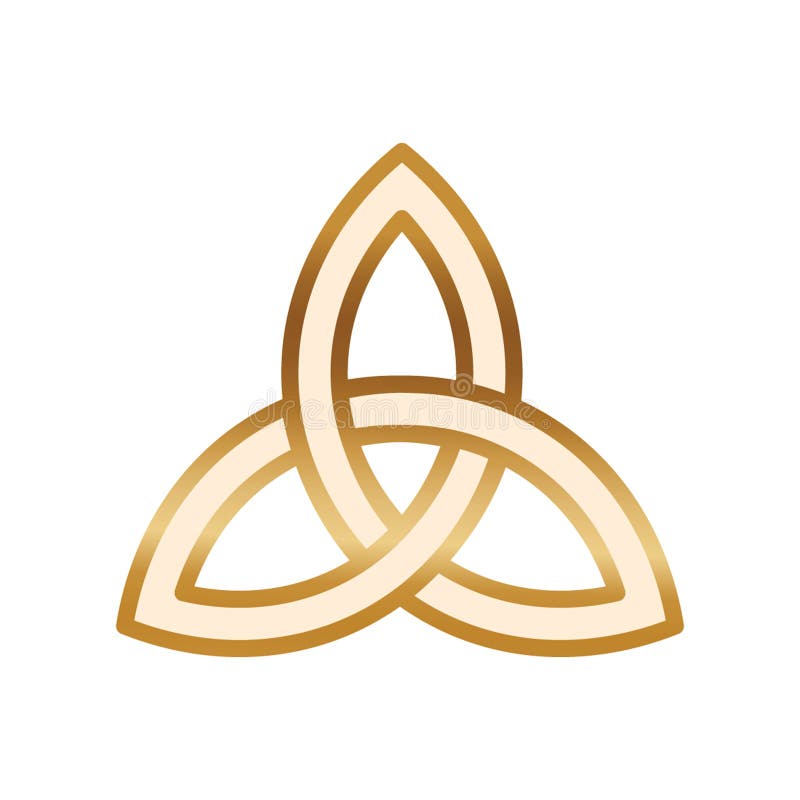 Triquetra, Celtic Trinity Knot Stock Vector - Illustration of ornament ...