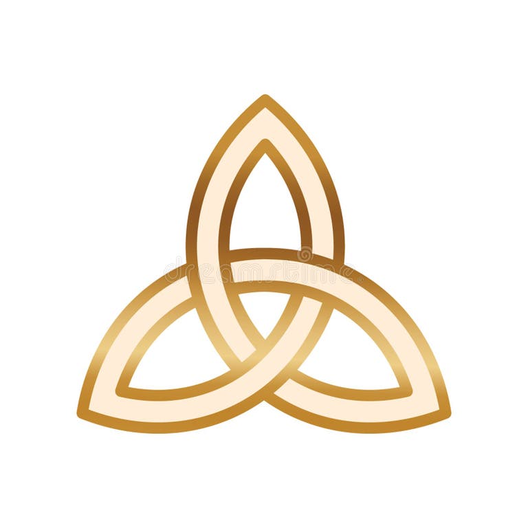 Triquetra, Celtic Trinity Knot Stock Vector - Illustration of ornament ...