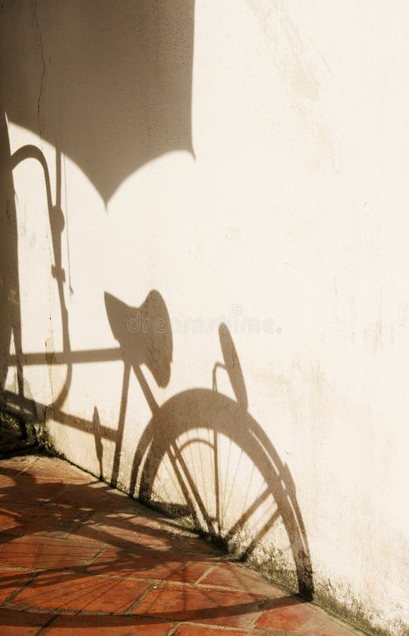 Old Red Rickshaw and Heritage House, Penang, Malaysia Stock Image ...
