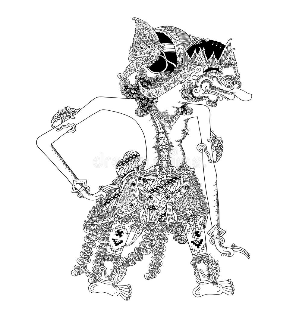 Wayang Bima Stock Illustrations – 60 Wayang Bima Stock Illustrations ...