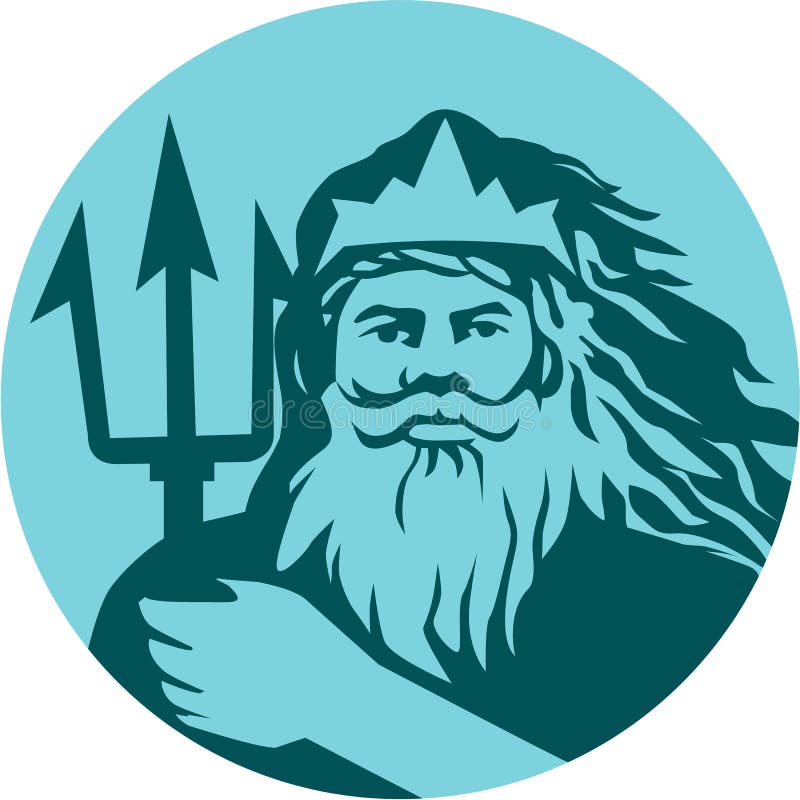 Merman Trident Stock Illustrations – 138 Merman Trident Stock ...