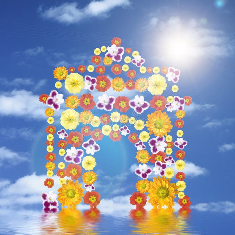 Flower Arc Stock Illustrations – 2,738 Flower Arc Stock Illustrations ...