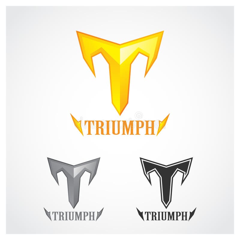 Triumph Gold stock vector. Illustration of developer - 45951272