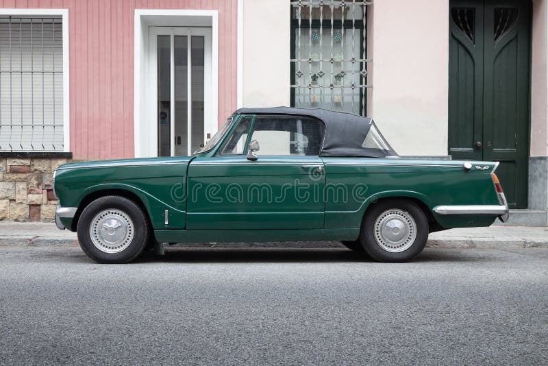 1967-1971 Triumph Herald 13/60 Convertible, Side View Editorial Stock ...