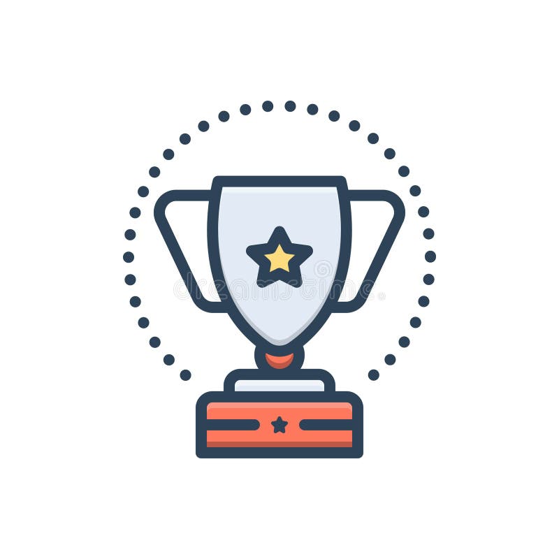 Color Illustration Icon for Triumph, Trophy and Cup Stock Vector ...