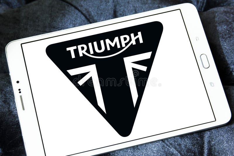 Triumph motorcycles logo editorial stock photo. Image of commercial ...
