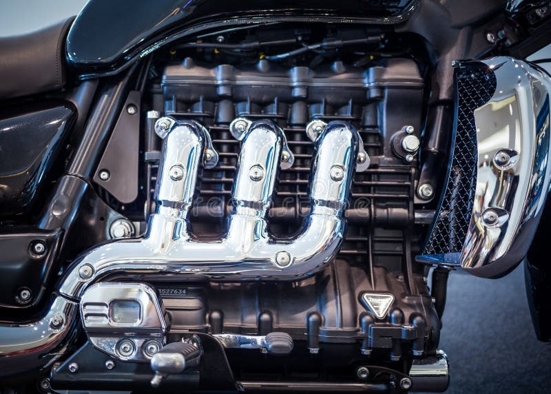 Triumph Rocket III Roadster Engine Editorial Photo - Image of ...