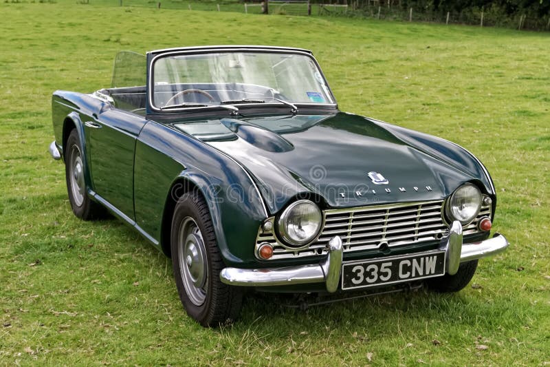 Triumph TR4 Classic British Sports Car Editorial Stock Image - Image of ...
