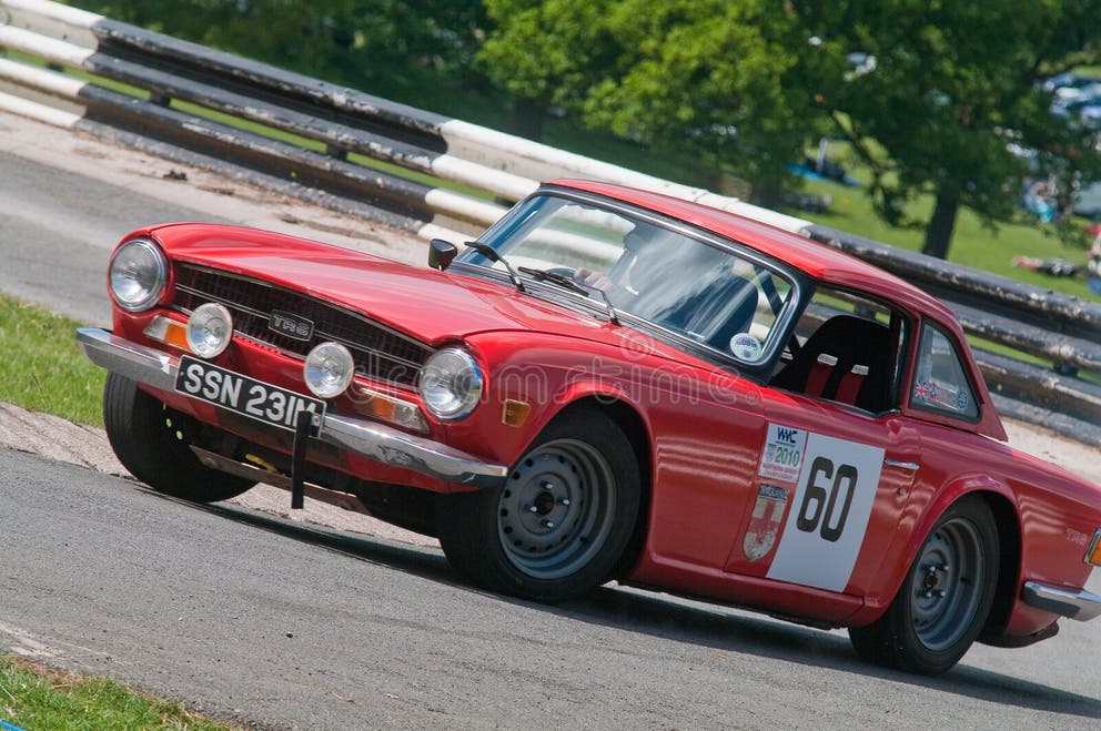 Triumph TR6 editorial stock photo. Image of race, motorsport - 14744238