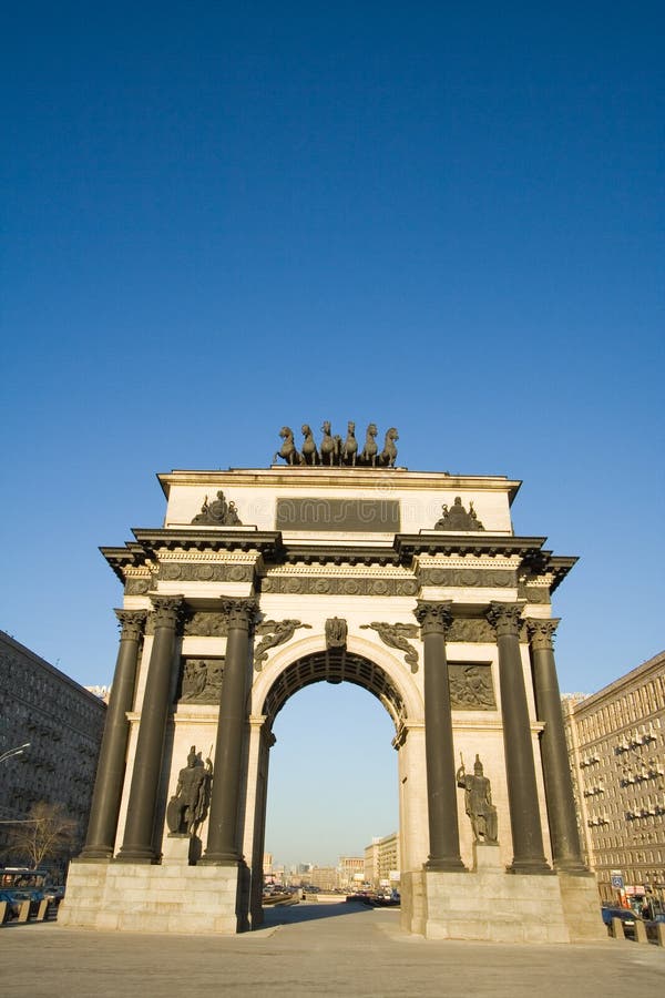 Triumphal Arch stock image. Image of moscow, 1812, tombstone - 2182749