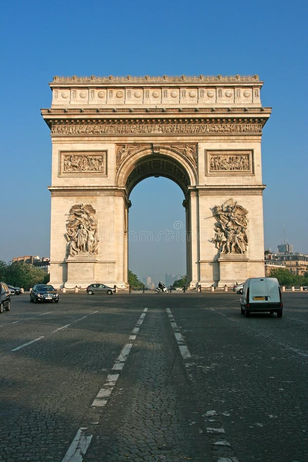 Triumphal Arch Bucharest stock image. Image of architecture - 27177589