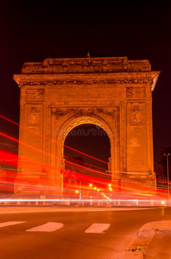 Triumphal Arch in Romania stock photo. Image of triumphal - 3441946
