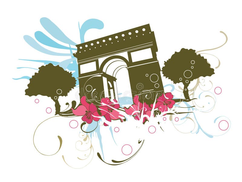 Triumphal Arch stock vector. Illustration of triumphal - 5728745