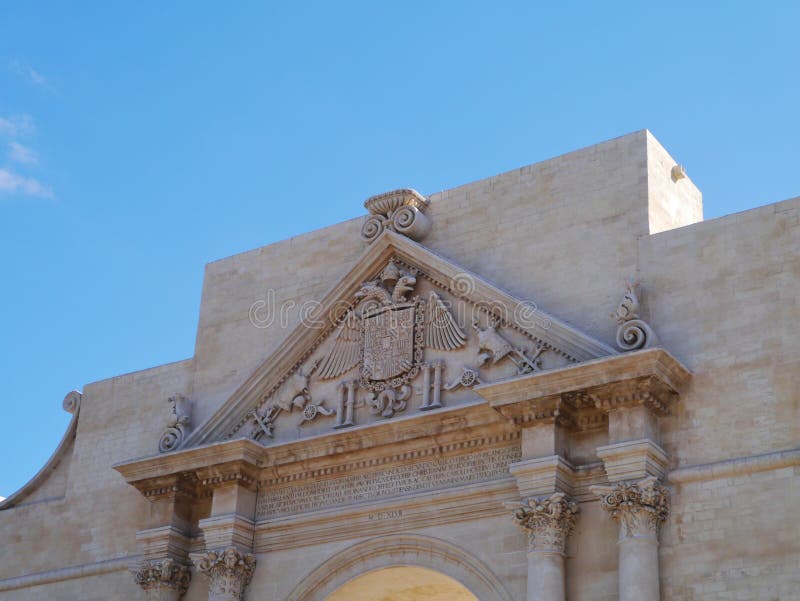 Triumphal gate stock image. Image of lime, gate, saint - 28048233