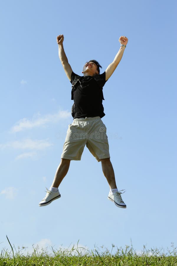 Triumphant stock photo. Image of victorious, vertical - 13476492