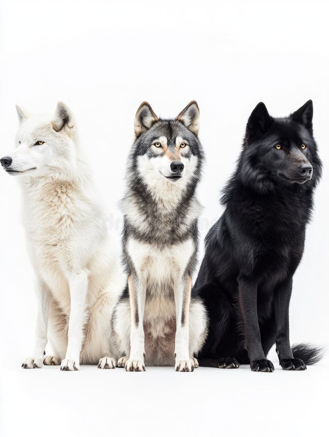 Triumphant Wolves stock image. Image of nature, animals - 387322159