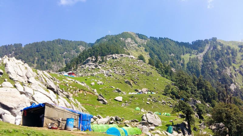 Triund Mountain is a Small Hill Station in the Kangra District in the ...