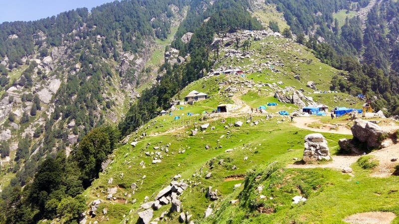 Triund Mountain is a Small Hill Station in the Kangra District in the ...
