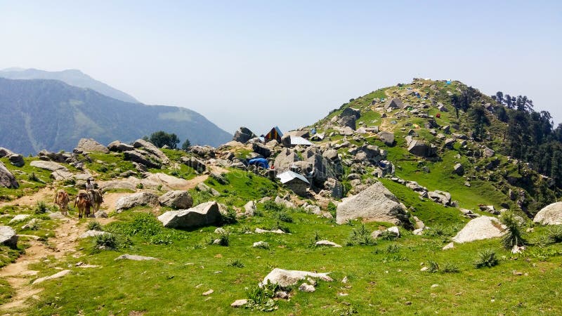 Triund Mountain is a Small Hill Station in the Kangra District in the ...