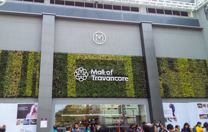 20/12/2019-Trivandrum, India: the Front View of Mall of Travancore in ...
