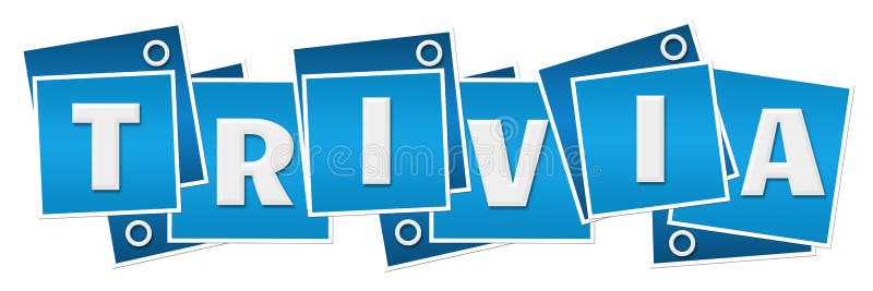 Trivia Blue Squares Rings stock illustration. Illustration of internet ...