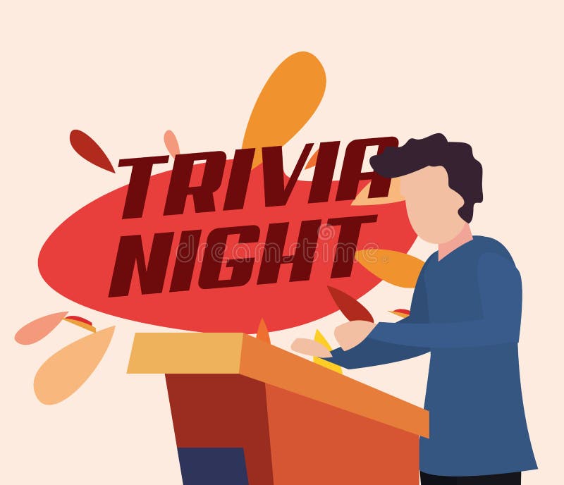 Trivia night design stock vector. Illustration of play - 141970403