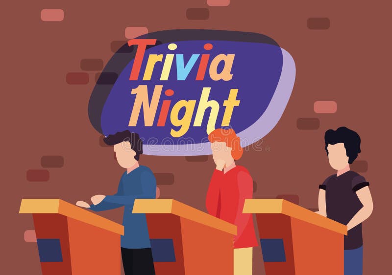 Trivia night design stock vector. Illustration of system - 141979293